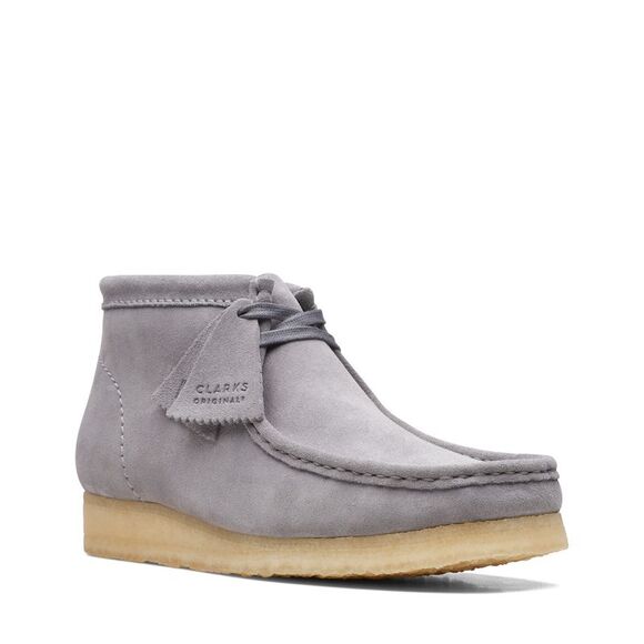 Clarks | Shoes | Clarks Mens Wallabee Boot Gray Boots Nwt | Poshmark